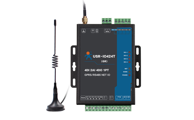 4路网络IO控制器 USR-IO424T-产品中心-南京麦趣智能科技-物联网方案提供商